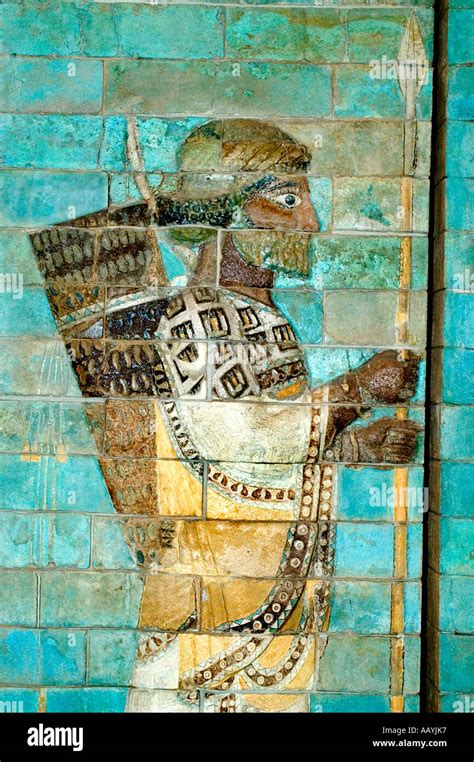 The Archers Of Darius Persian Frieze From The Palace Of Darius The
