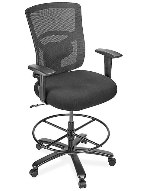 Big And Tall Mesh Work Stool In Stock Uline