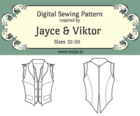 Arcane Jayce Viktor League Of Legends Inspired Cosplay Pattern Sizes 32 50 Pdf Etsy