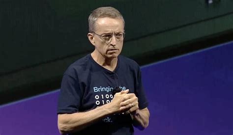 Patrick Seaman On Linkedin Gelsinger Opens Up About Intel Troubles Amid Talk Of Split