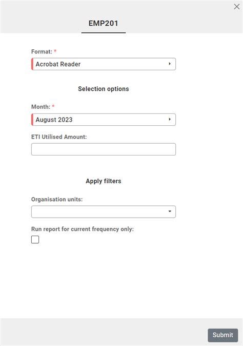 Why Is The Emp201 Report Returning Blank