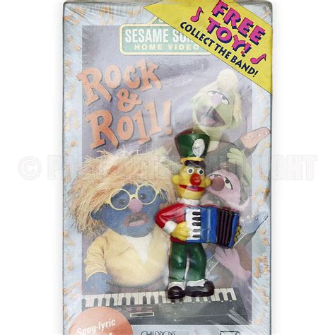 Sesame Street Rock Roll Vhs