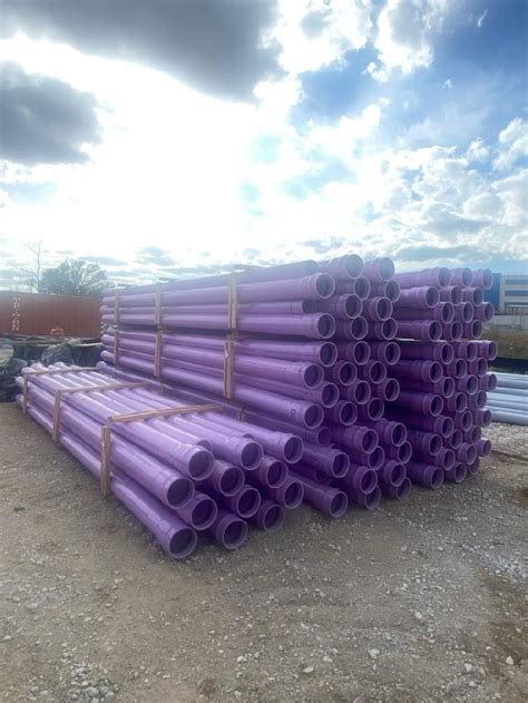 6 Dr14 C900 Pvc Pipe Purple The Waterworks Warehouse