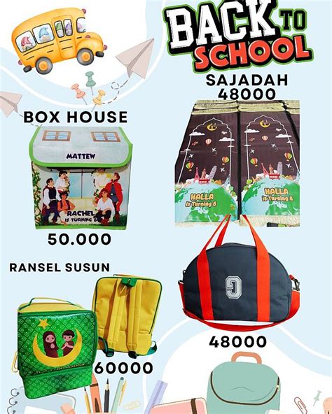 Promo Back To School • Souvenir Ulang Tahun Birthday Tsouvenir