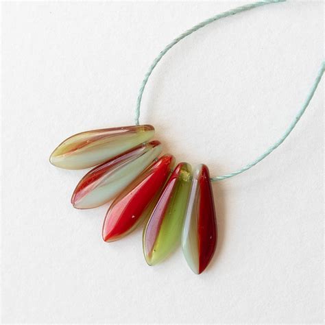 Glass Dagger Beads For Jewelry Making Funkyprettybeads