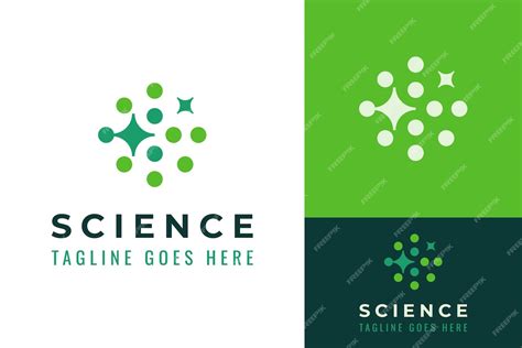 Modelo De Design De Logotipo Da Divisão De Ciências Criativas Cell Spark Genetic Protein Vetor