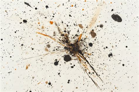 An Overhead Shot And Cutout Of A Wet Mud And Stain Texture Against A White Backdrop Stock Image