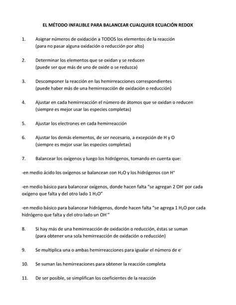 Balanceo De Ecuaciones Redox Warning Tt Undefined Function 32