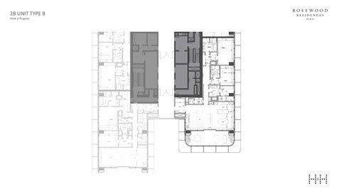 Rosewood Residences Apartments Dubai Floor Plan