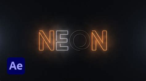 Neon Text Animation Tutorial In After Effects