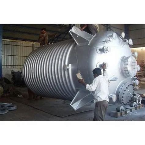 Stainless Steel Reactor Vessel Max Design Pressure Bar Capacity L L At Rs