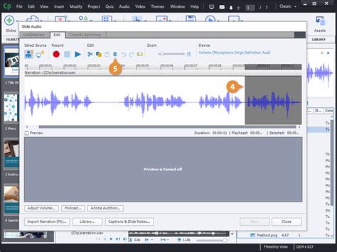 Edit And Delete Audio CustomGuide