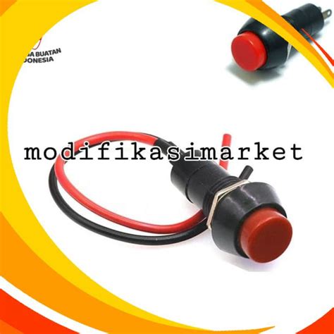 Jual Jual Saklar Bulat Push Button On Off Bulat Saklar Motor Switch Mobil Barang Berkwalitas