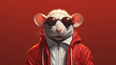 Rat In Human Trendy Fashionable Clothes Neural Network Ai Generated Rat In Human Trendy Fashionable Clothes Neural Network Ai Generated