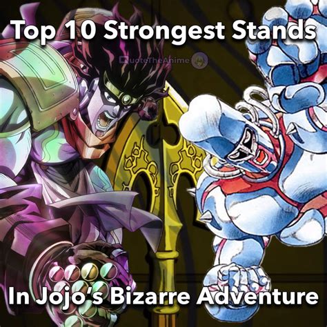 10 Strongest Stands In Jojos Bizarre Adventure
