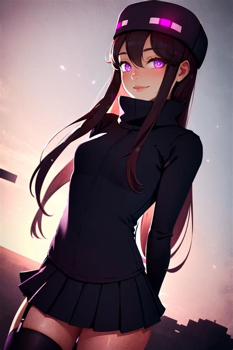 Enderman Mob Talker Minecraft Character LoRA V Stable Diffusion LoRA Civitai