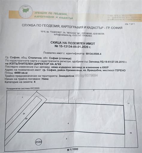 София Поземлен имот Земеделска земя 4499 кв м четвърта категория Земеделска земя градини лоз