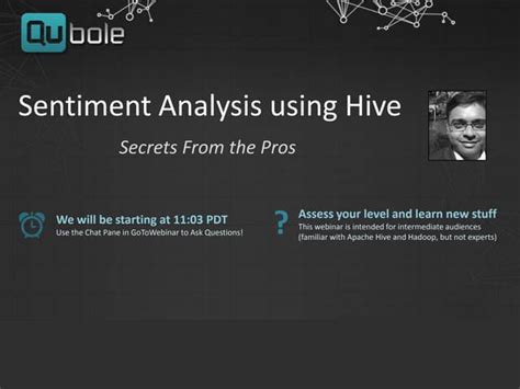 Basic Sentiment Analysis Using Hive Ppt