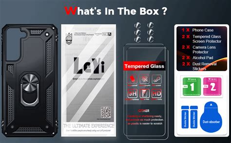 Leyi For Samsung Galaxy S Fe G Case And Tempered Glass Screen Protector And Camera Lens