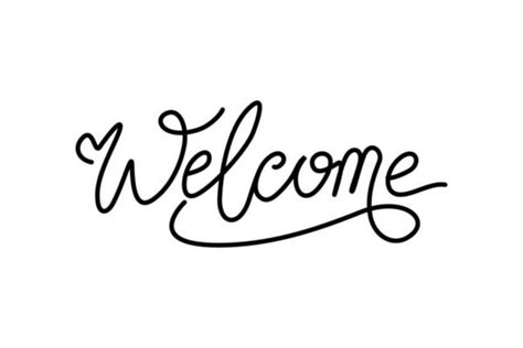 Welcome Cursive Vector Art Icons And Graphics For Free Download