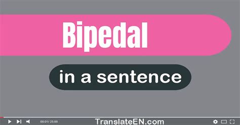 Bipedal In A Sentence