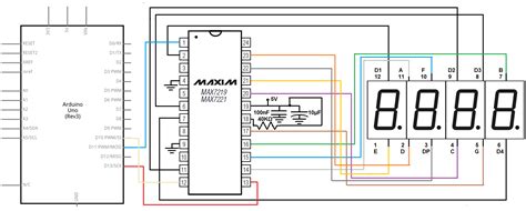 7 Segment Display Clock Circuit