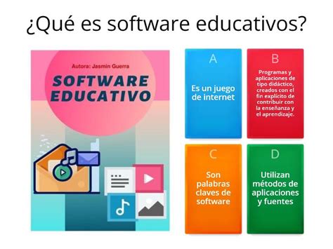 Tipos De Software Educativos Cuestionario