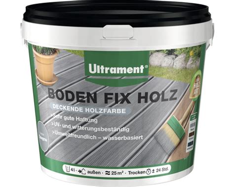 Botament Boden Fix Holz Telegrau 4 L Hornbach