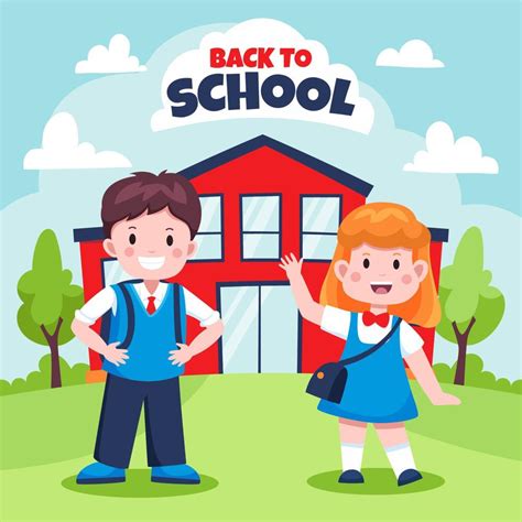 Happy Back To School 12176412 Vector Art At Vecteezy
