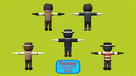 Fantasy Stickman Stickwoman Pack