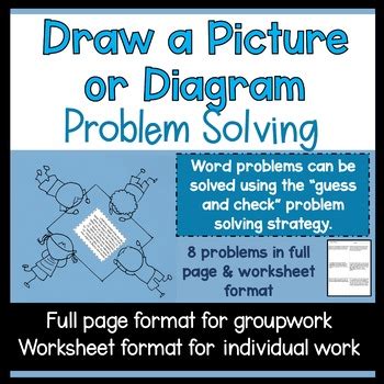 Draw A Picture Or Diagram Problem Solving By Erin S Classroom Creations