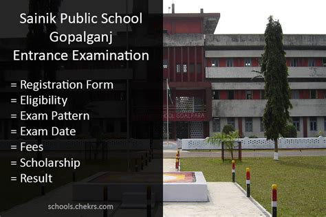 Sainik School Gopalganj Entrance Exam Form 2025 26 Check Complete