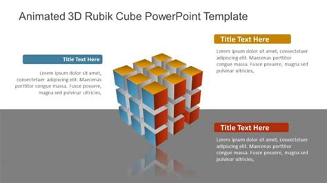 Animated 3d Cube Concept Powerpoint Template