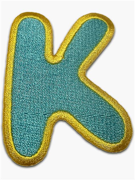 K Patch Sticker For Sale By Alvianinvi Redbubble