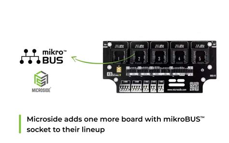 Microside Adds One More Board With Mikrobus™ Socket To Their Lineup Mikroe