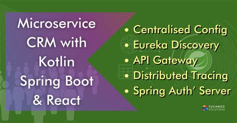 how to build a microservices crm with spring boot kotlin and react