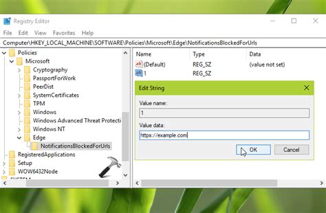 Block Notifications On Specific Sites In Microsoft Edge