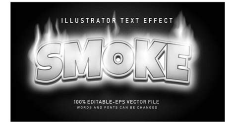 15 Smoke Text Effect Psd Ai Free Download Graphic Cloud