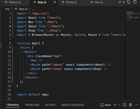 React Router Not Working Properly Following A Tutorial And When I Run
