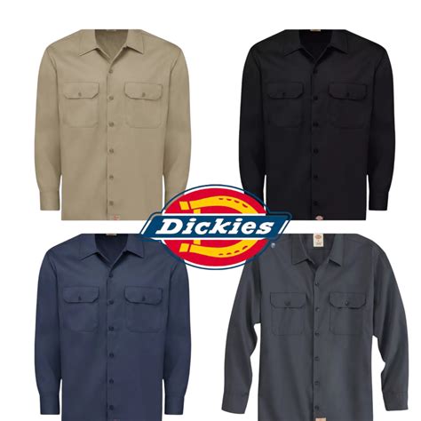 Dickies Long Sleeve Work Shirt Sox And Box