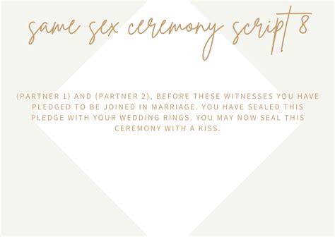 Same Sex Wedding Ceremony Script Ideas We Love Weddingsonline