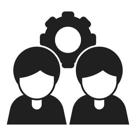 Corporate Team Icon Simple Vector Social People 16160140 Vector Art At