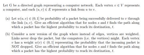 Solved Let G Be A Directed Graph Representing A Computer Chegg
