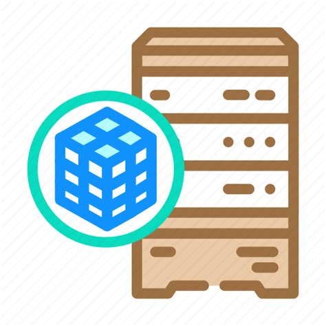 data clustering database administrator computer system icon