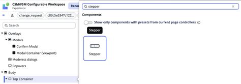 Stepper Component In Configurable Workspaces Sauras Blog