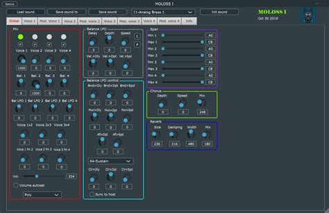 Moloss Free Open Source Synthesizer By Arthelion