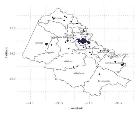 Municipalities Of Chiapas With More Confirmed Cases Of Dengue Download Scientific Diagram