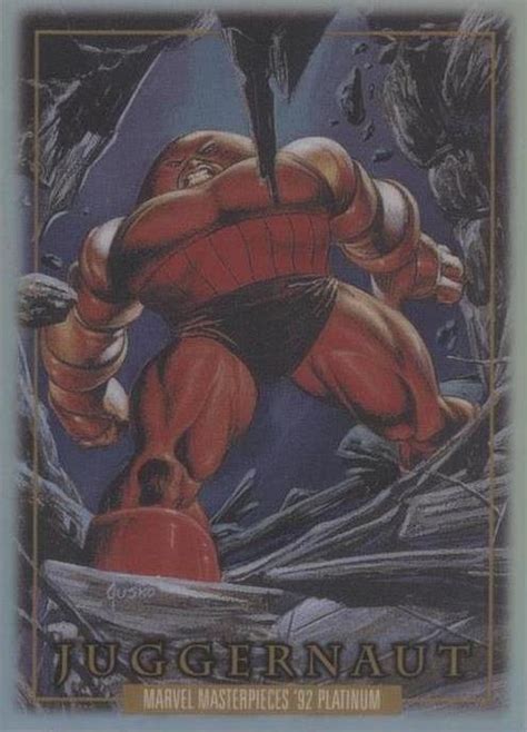 Juggernaut 2024 Upper Deck Marvel Masterpieces 92 45 Rainbow For