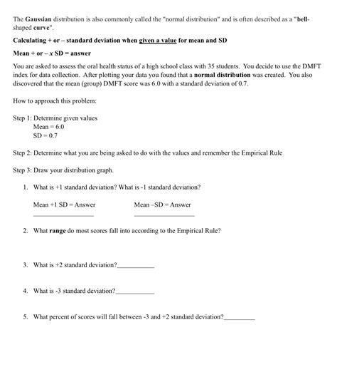 Solved Help Understand And Solve This Please The Gaussian Distribution Is Course Hero