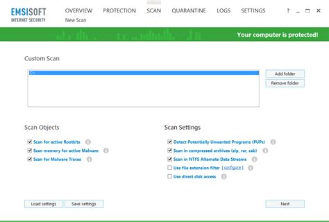 Emsisoft Internet Security Access Restriction Software For Pc